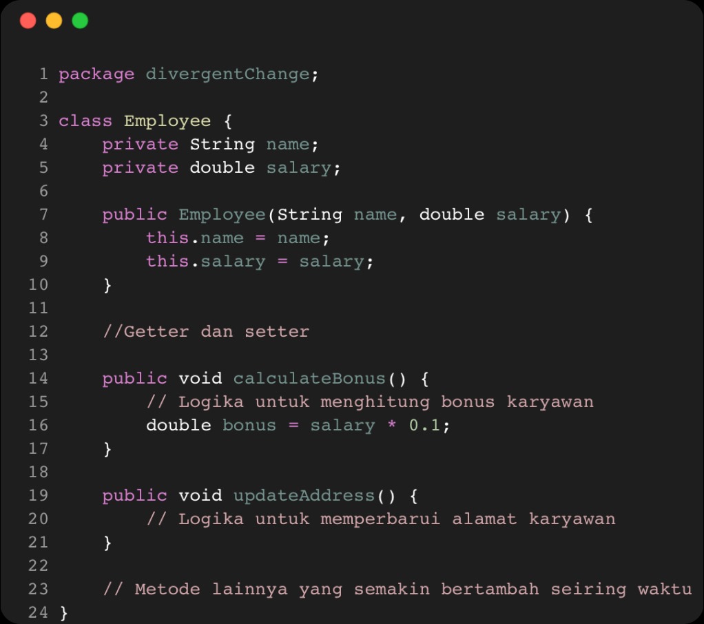 The Change Preventer